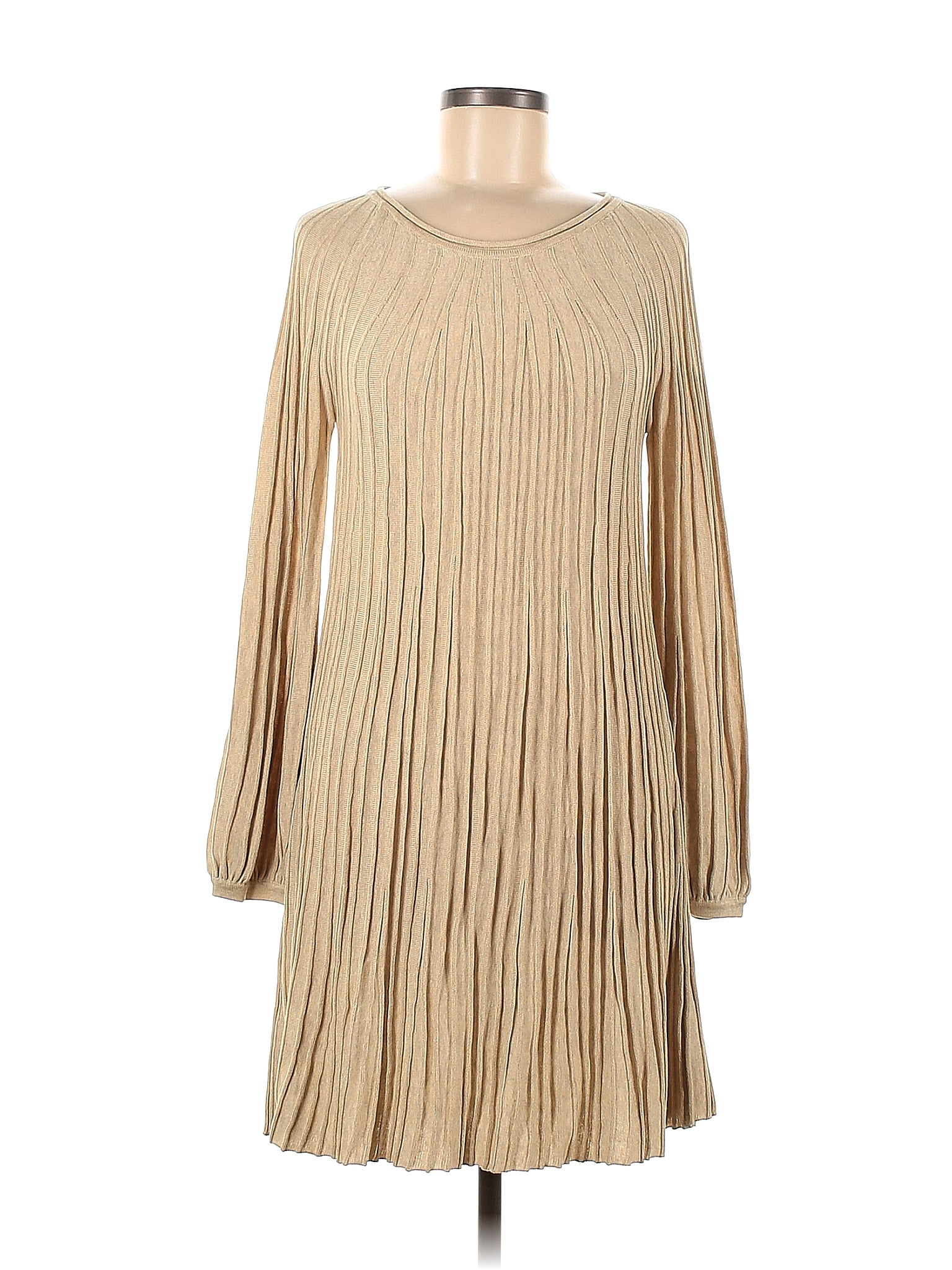 Max Studio Tan Casual Dress Size M - 84% off | ThredUp