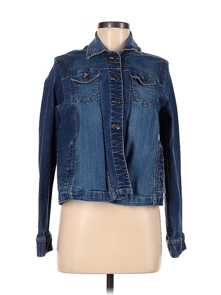 Kim Rogers Blue Denim Jacket Size M - 43% off | ThredUp