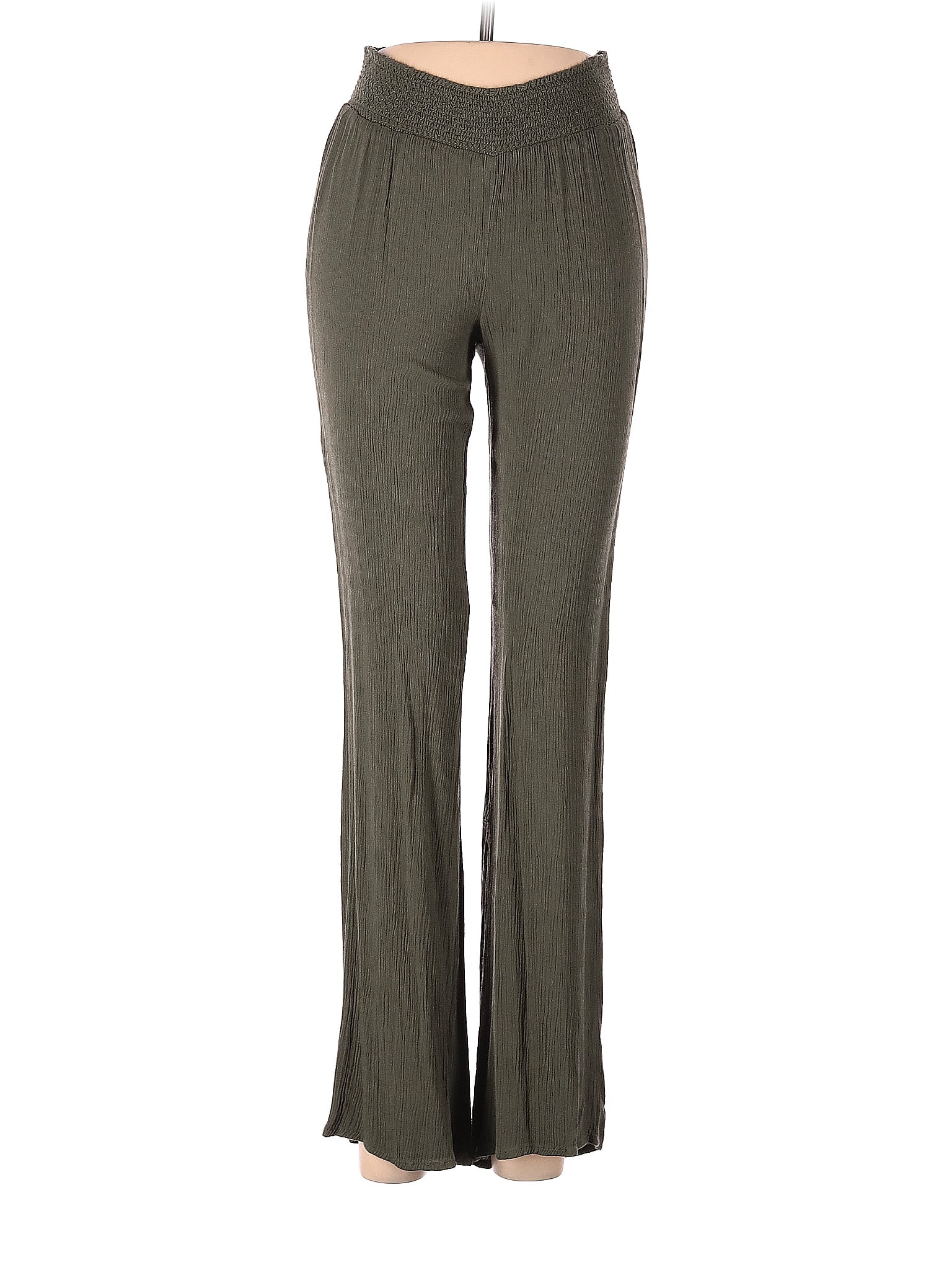 retrology 100% Rayon Green Cargo Pants Size S - 64% off | ThredUp