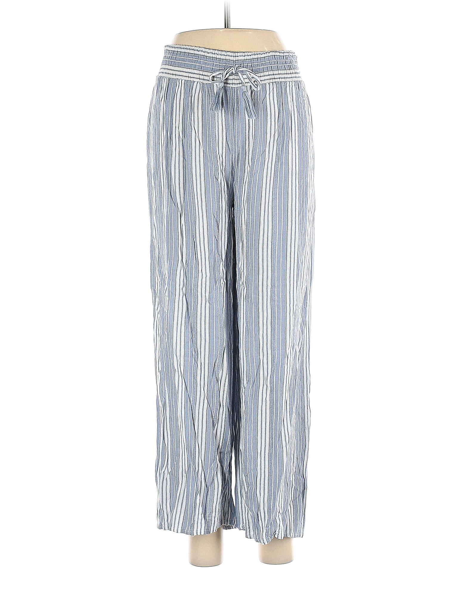 Salty Lemon Stripes Blue Casual Pants Size M - 68% off | thredUP