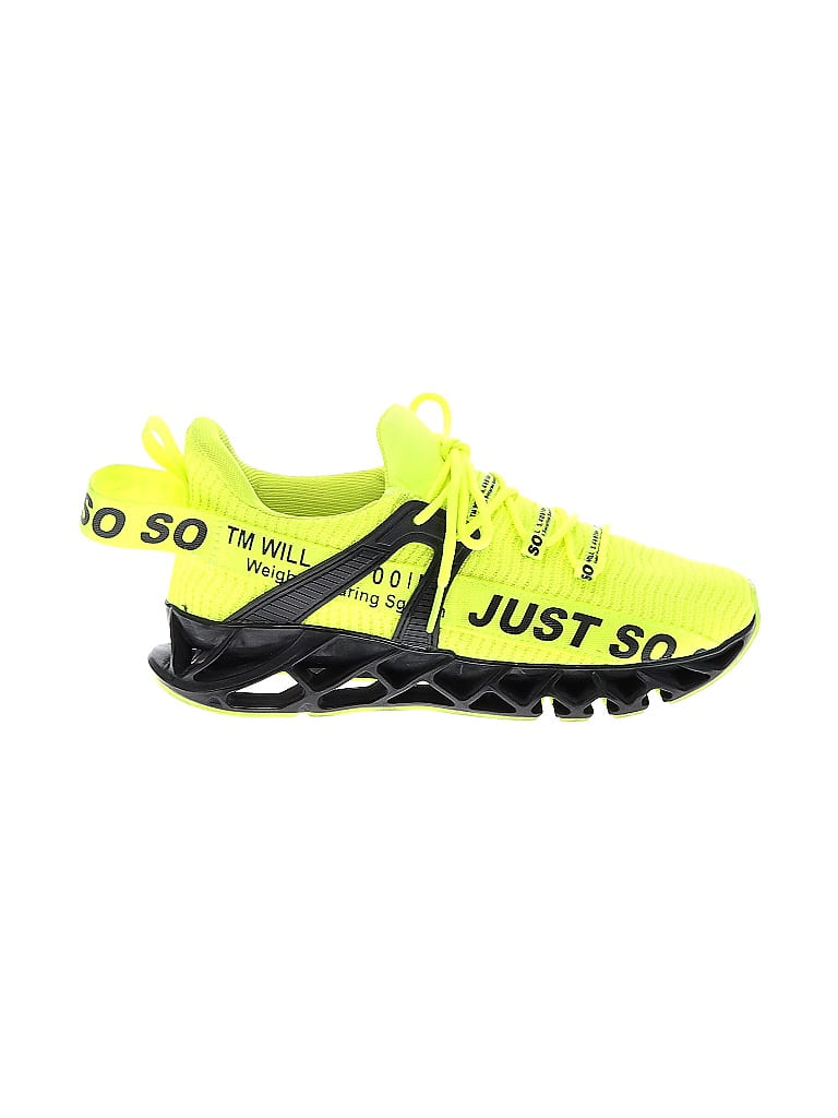Just So So Yellow Green Sneakers Size 40 (EU) - 56% off | thredUP