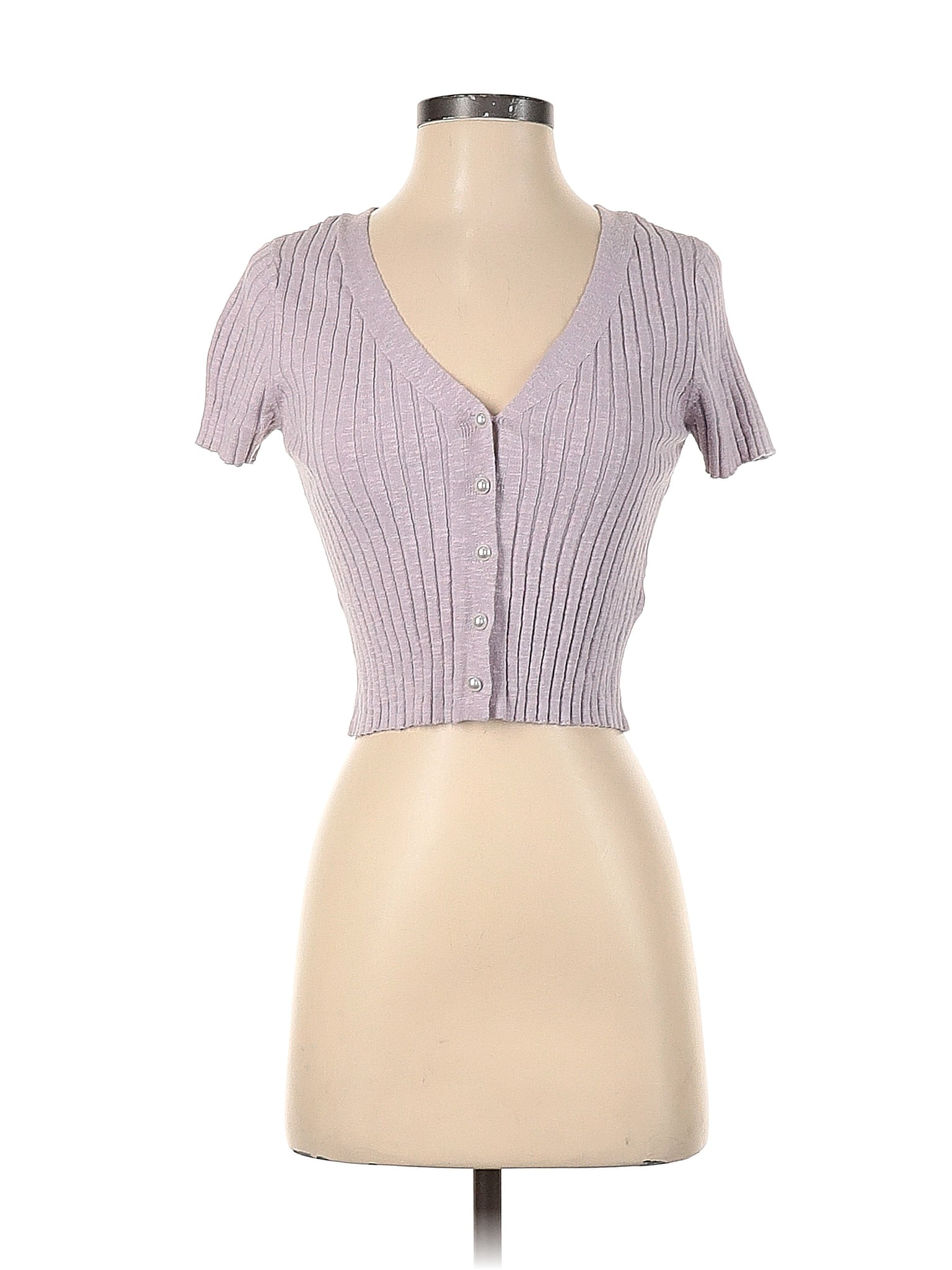 Garage Purple Cardigan Size S - 50% off | thredUP