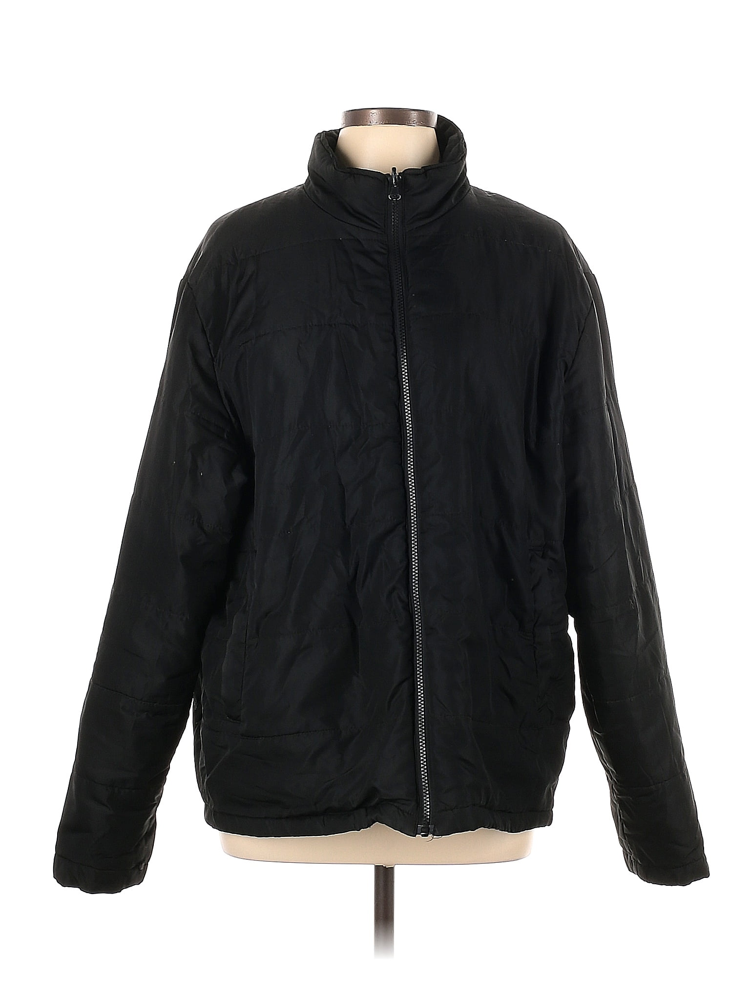 Hawke & Co. 100% Polyester Black Jacket Size L - 91% off | thredUP