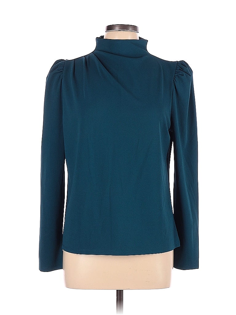 Ann Taylor Teal Long Sleeve Blouse Size L - 70% off | thredUP