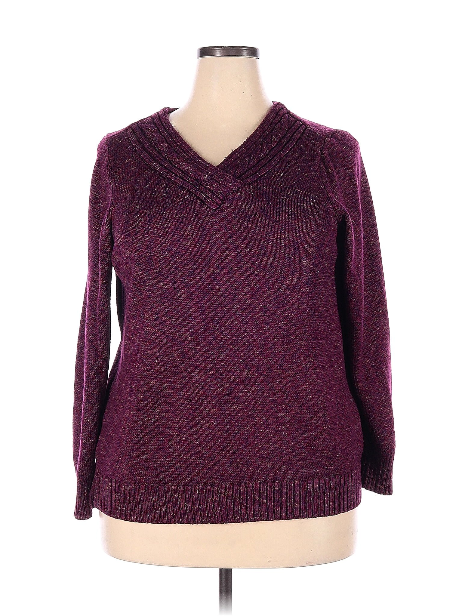 Cj Banks Purple Pullover Hoodie Size 2X (Plus) - 68% off | thredUP