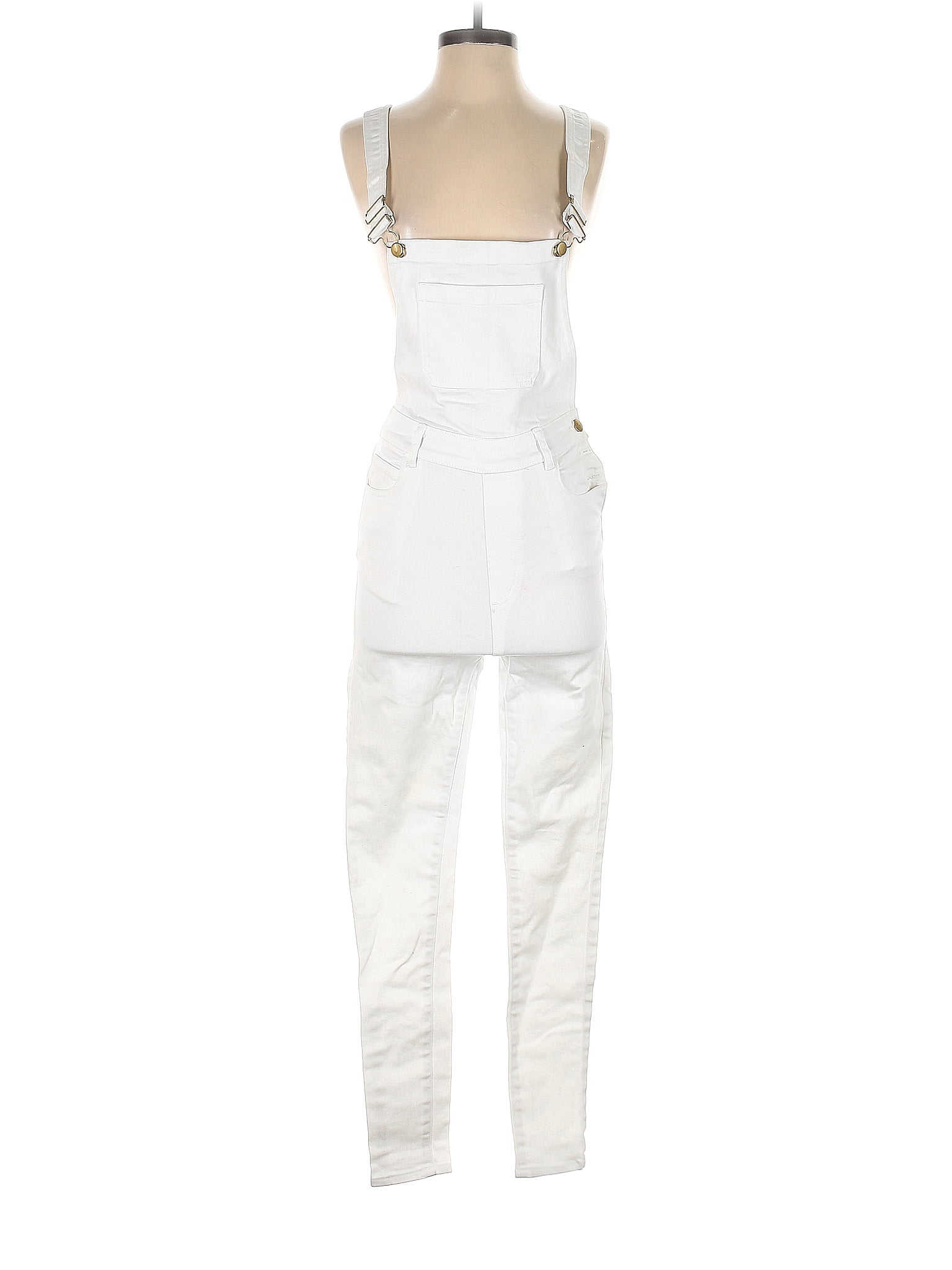 SSO by Danielle White Overalls Size S - 49% off | ThredUp