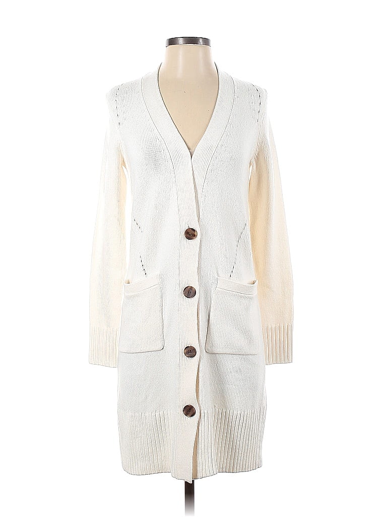 Ann Taylor White Cardigan Size XS - 71% off | thredUP