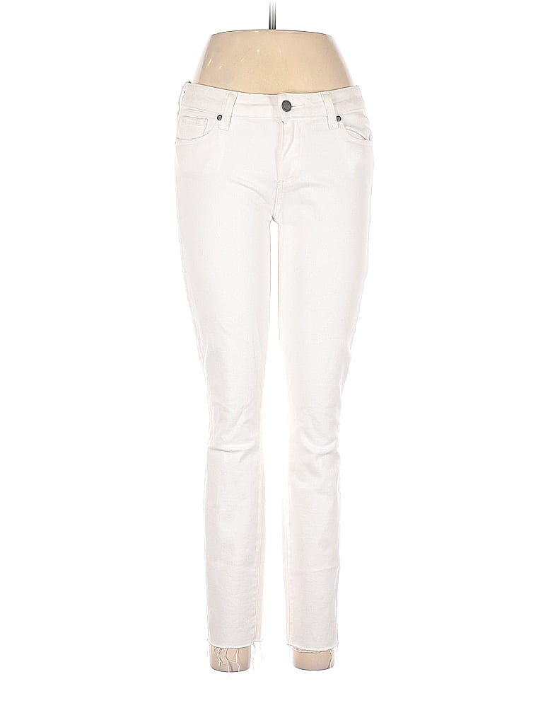 Paige Hearts Metallic Ivory Jeans Size 29 waist - 94% off | ThredUp