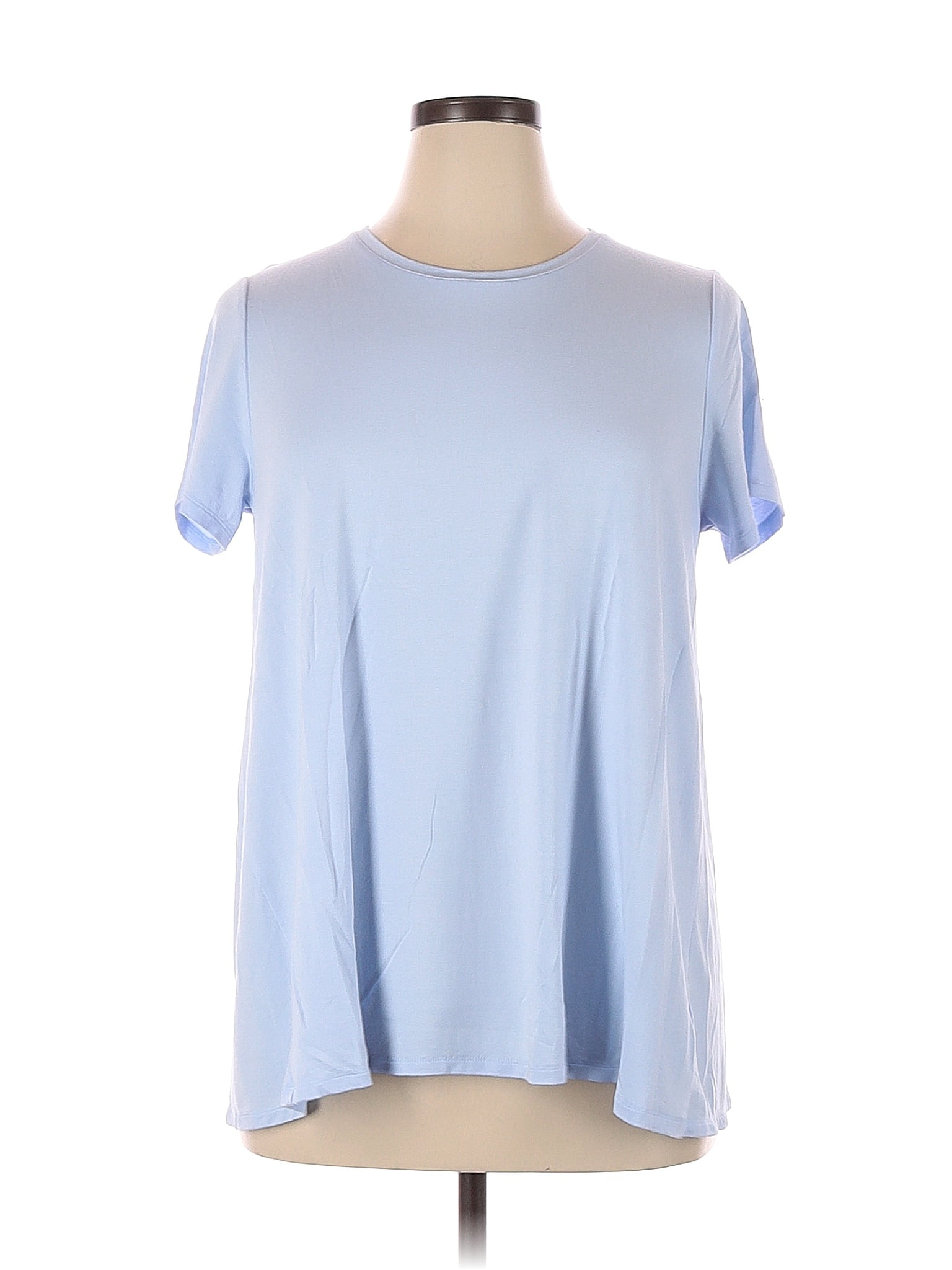 Marla Wynne Blue Sleeveless T-Shirt Size XL - 56% off | thredUP