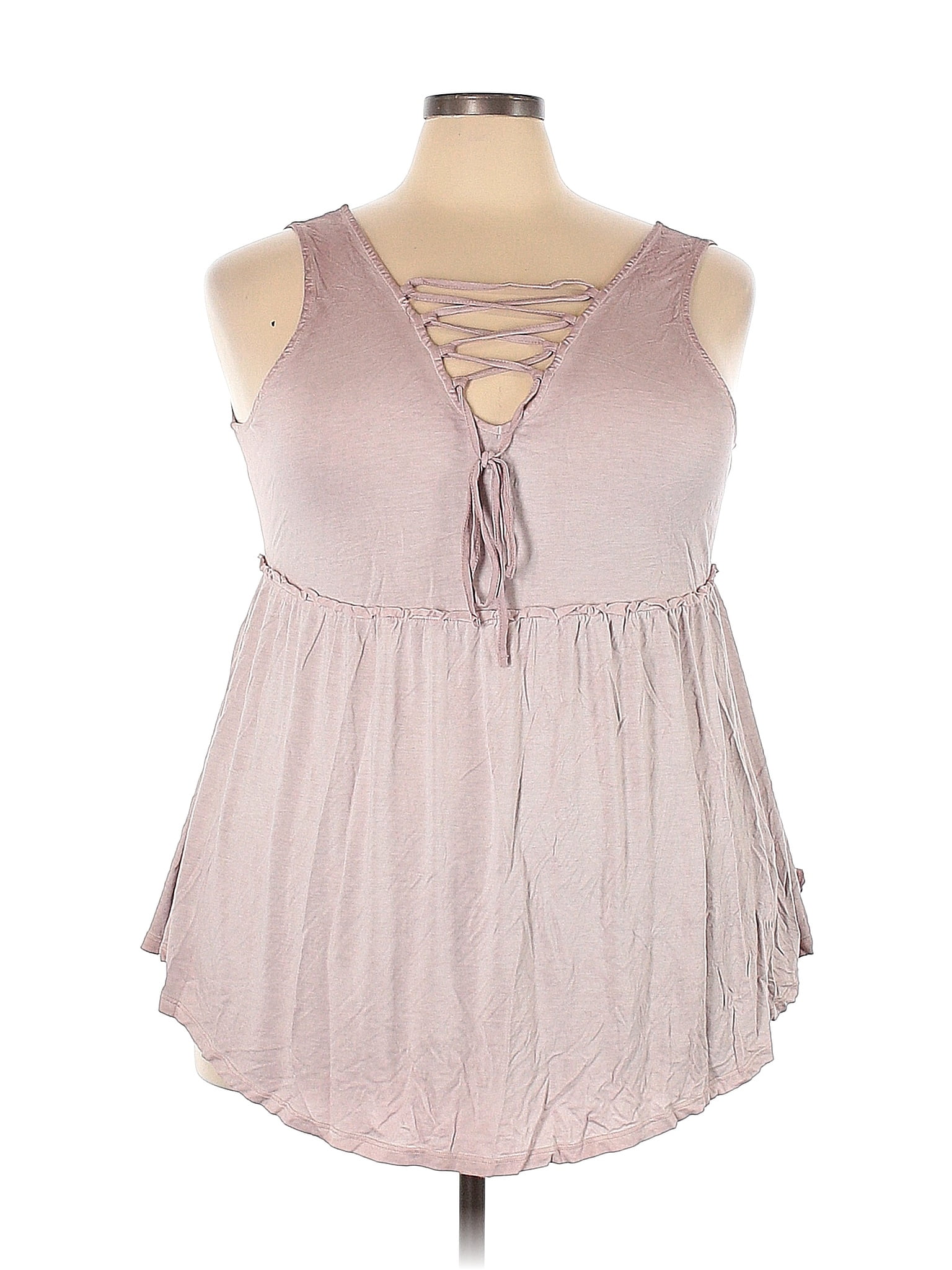 Torrid Pink Sleeveless Top Size 3X Plus (3) (Plus) - 60% off | thredUP