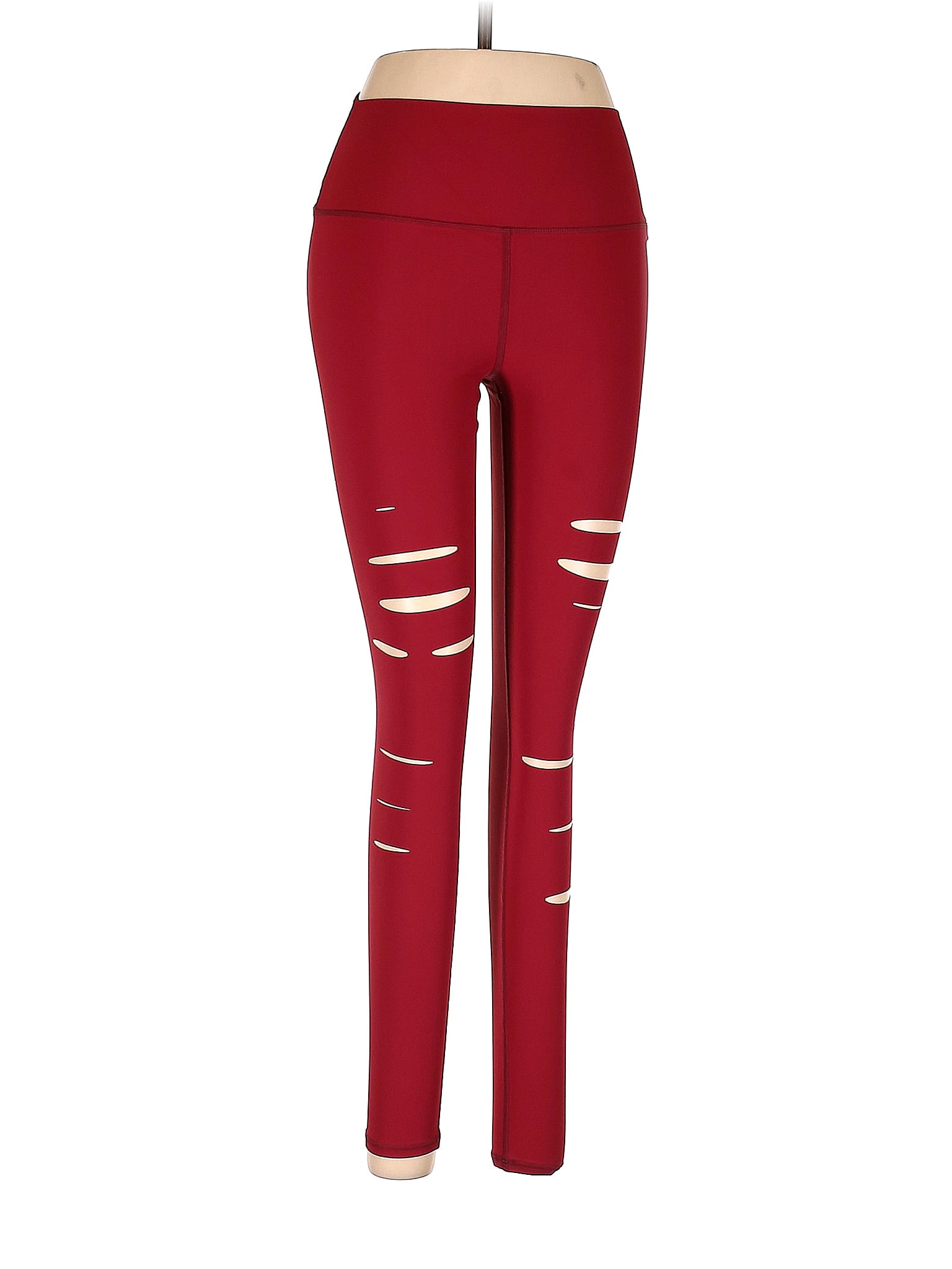 Alo Red Leggings Size XS - 44% off | thredUP