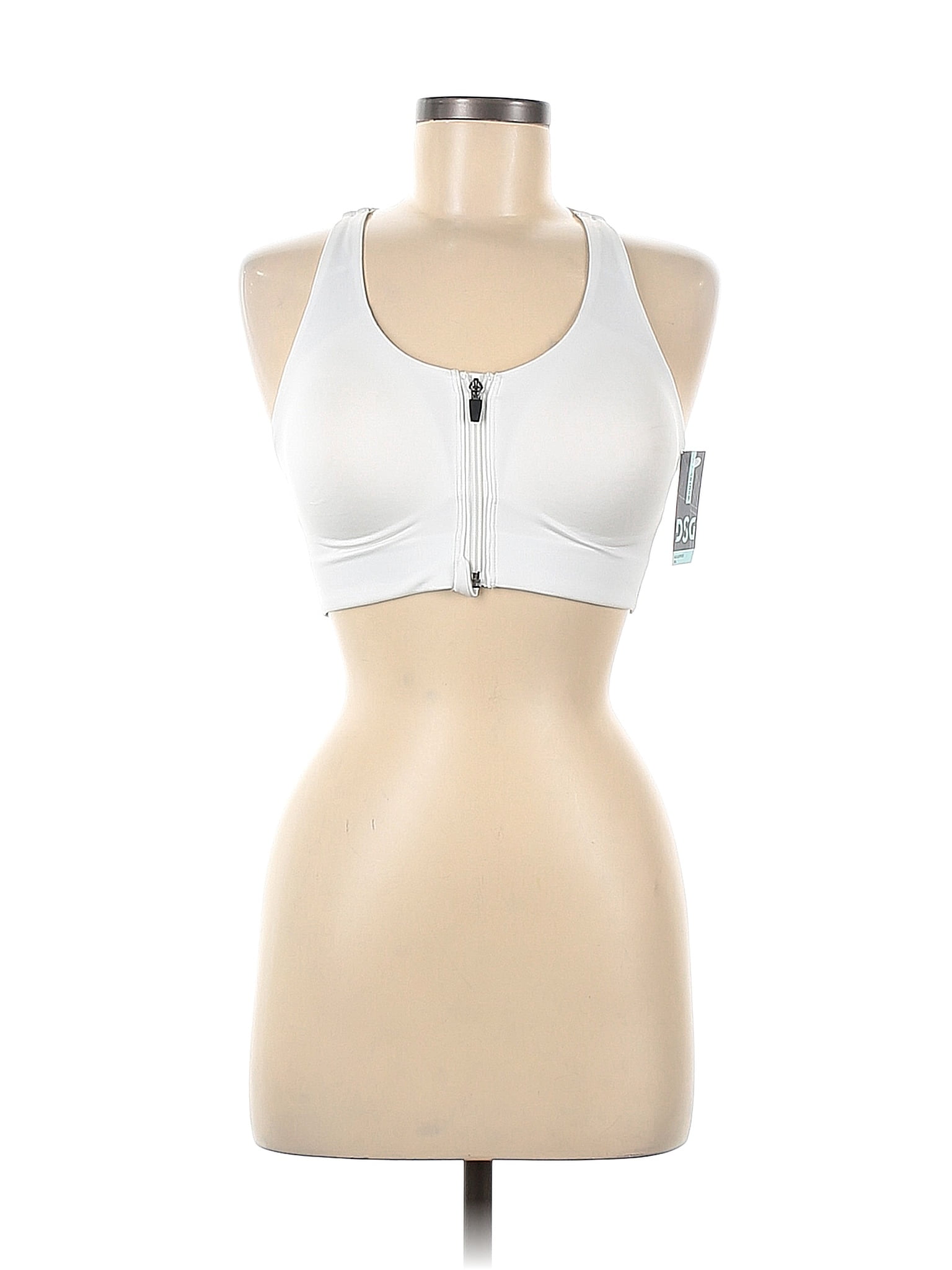 DSG White Sports Bra Size M - 55% off | thredUP
