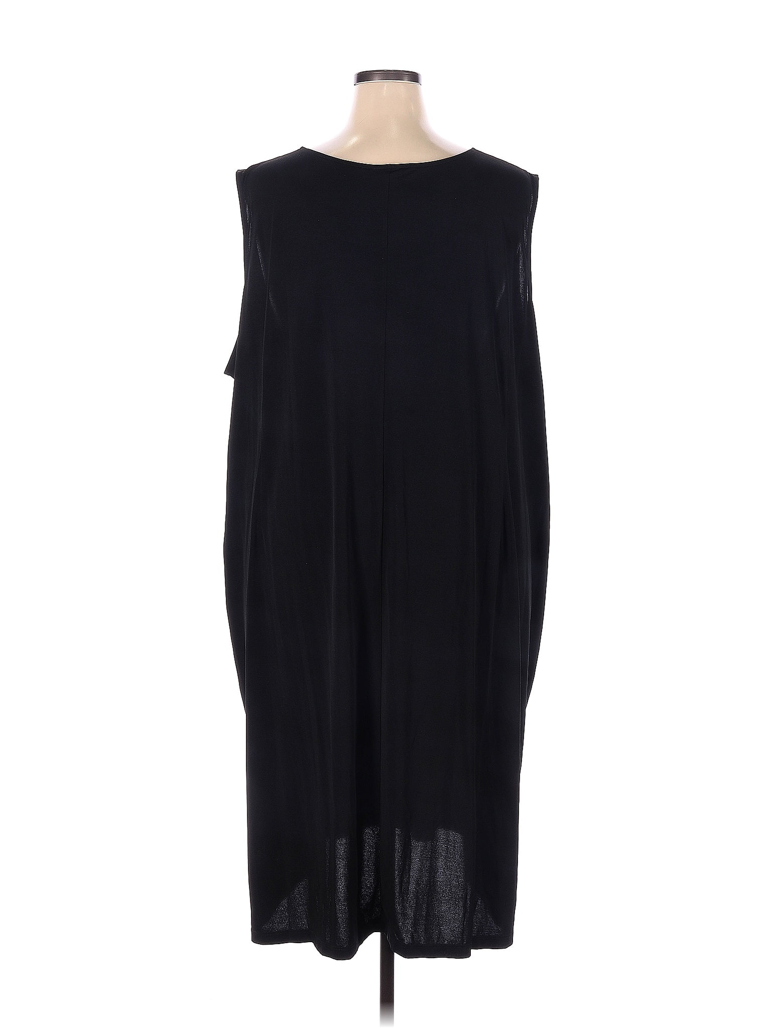 Catherines Black Casual Dress Size 5x Plus 59 Off Thredup