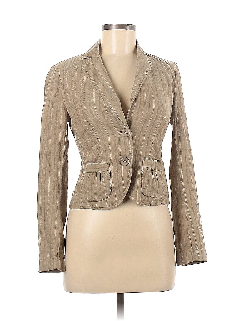 Esprit Stripes Tan Blazer Size XS - 70% off | thredUP