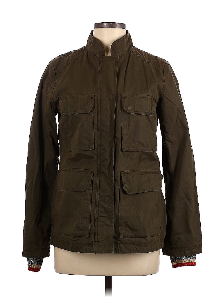 Boden Solid Green Jacket Size 6 - 70% off | thredUP