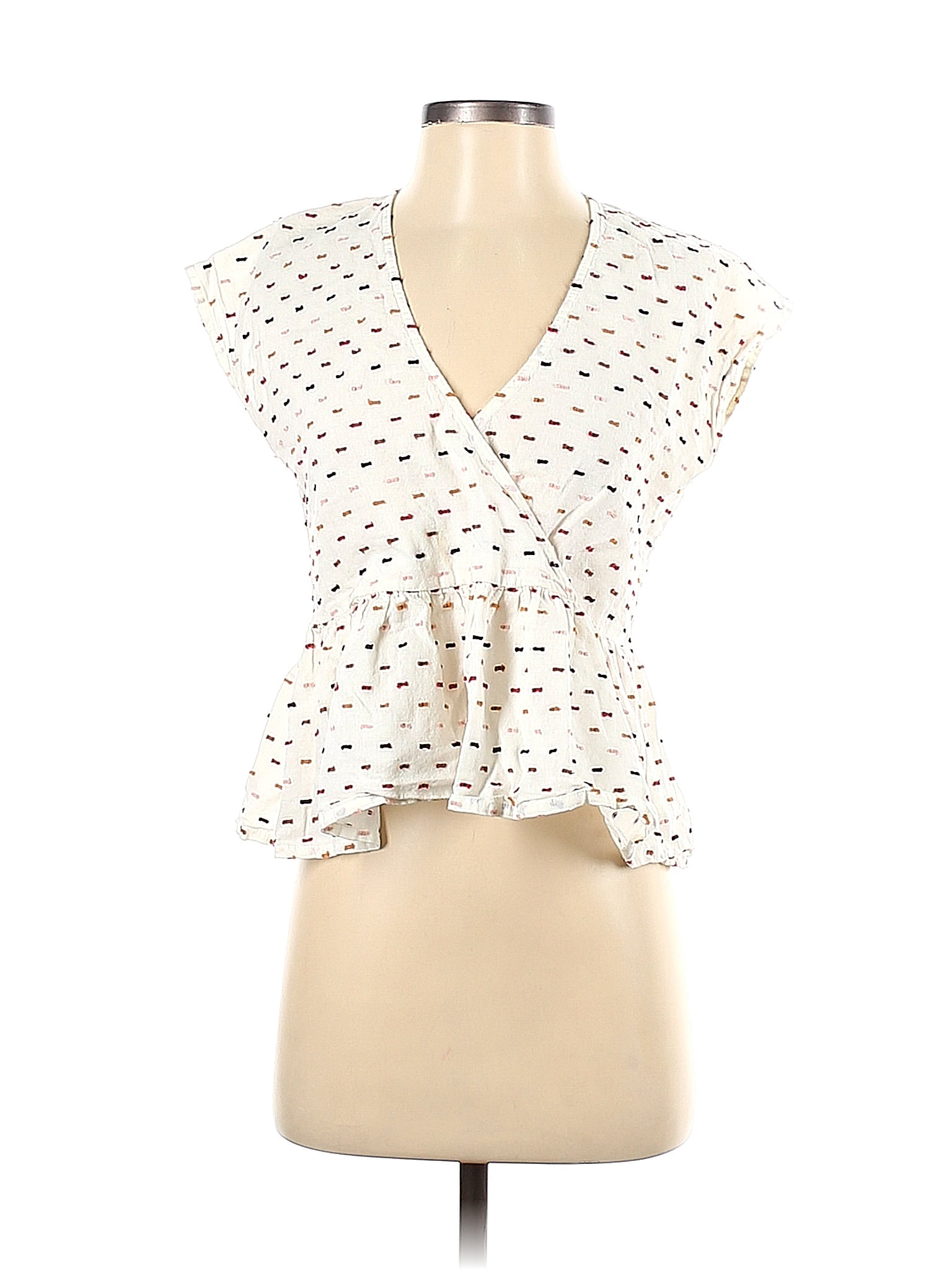 Madewell 100 Cotton Ivory Short Sleeve T Shirt Size Xs 58 Off Thredup