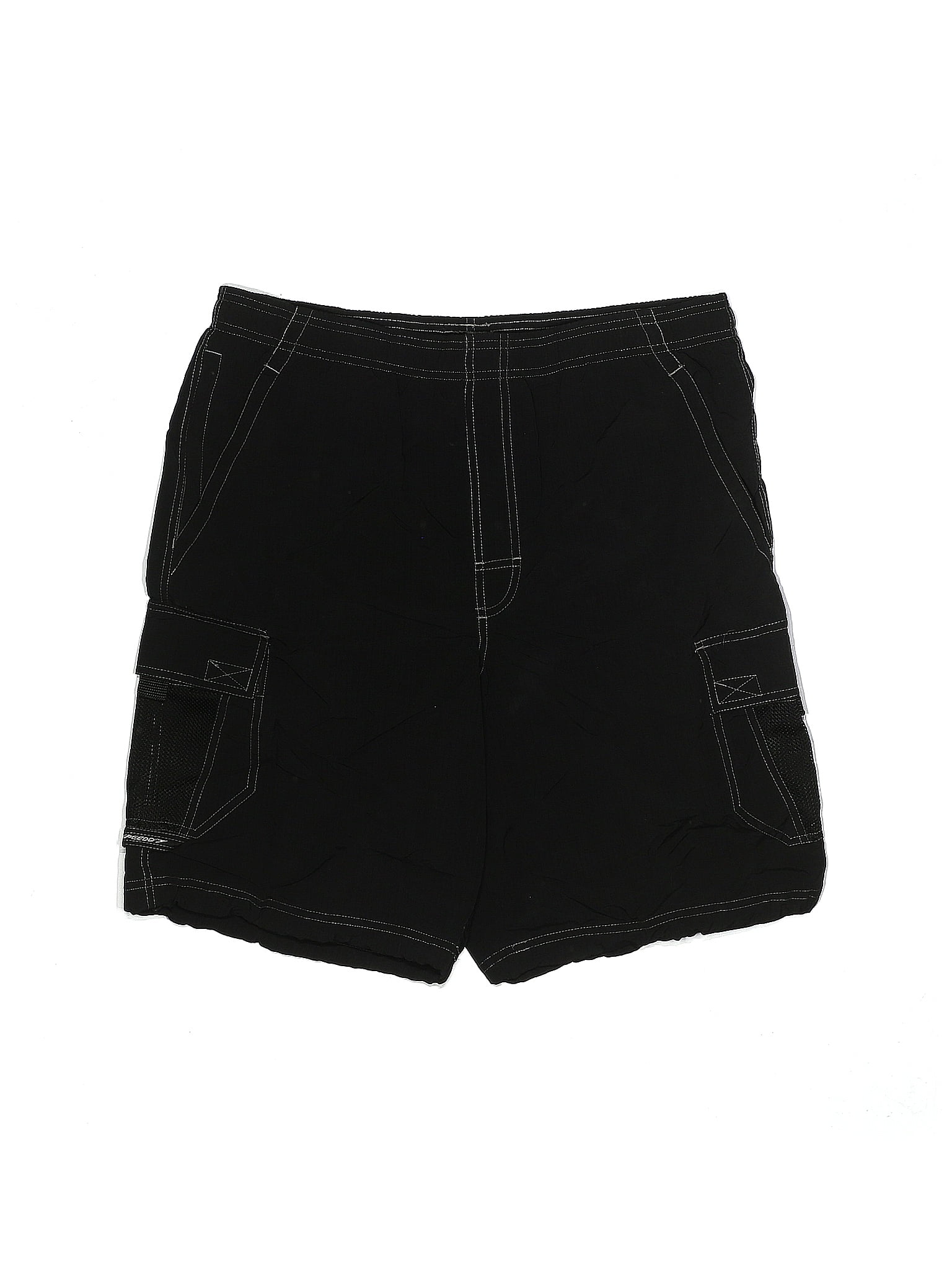 Speedo 100% Nylon Black Cargo Shorts Size M - 52% off | thredUP