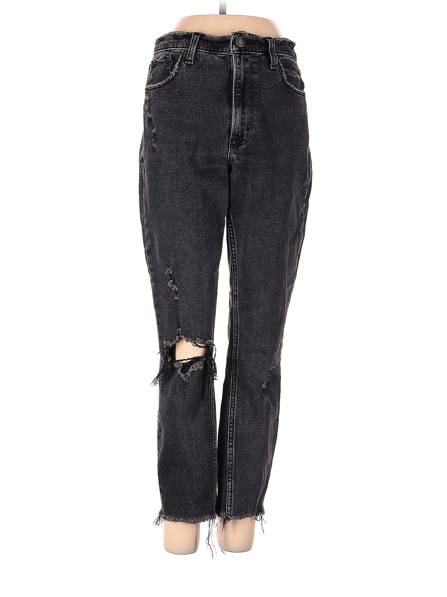 Abercrombie & Fitch Black Jeans Size 0 - 73% off | thredUP