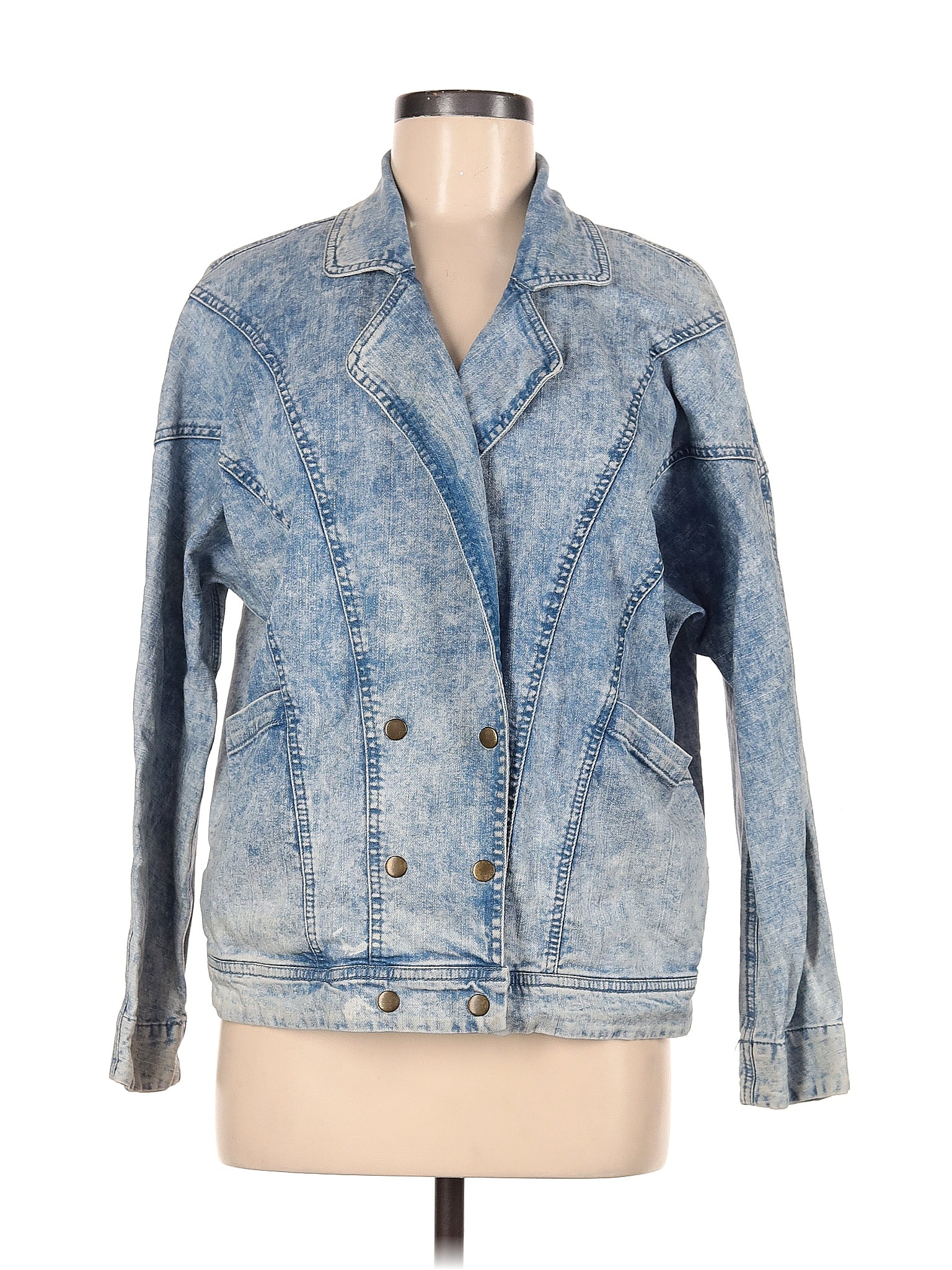 Life in Progress Blue Denim Jacket Size M - 58% off | thredUP