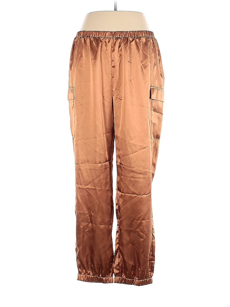 Venus 100% Polyester Tortoise Brown Casual Pants Size XL - 47% off ...