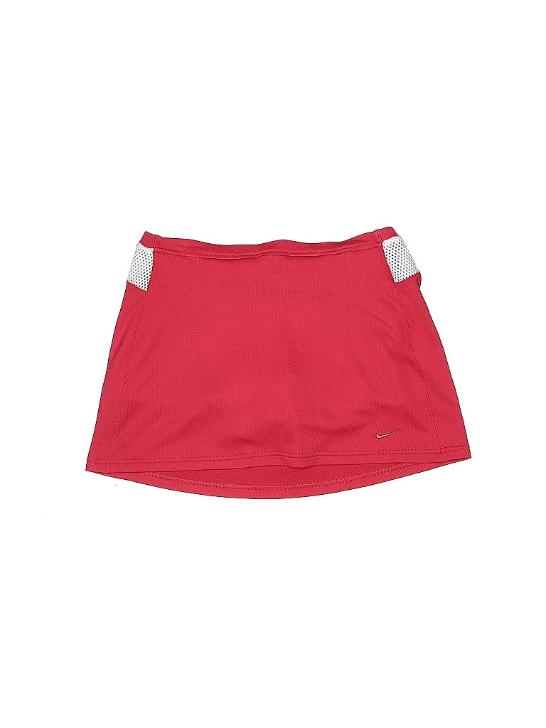 Nike Solid Hearts Color Block Red Active Skort Size M - 61% off | ThredUp