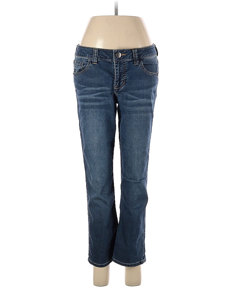CAbi Solid Blue Jeans Size 4 - 83% off | ThredUp