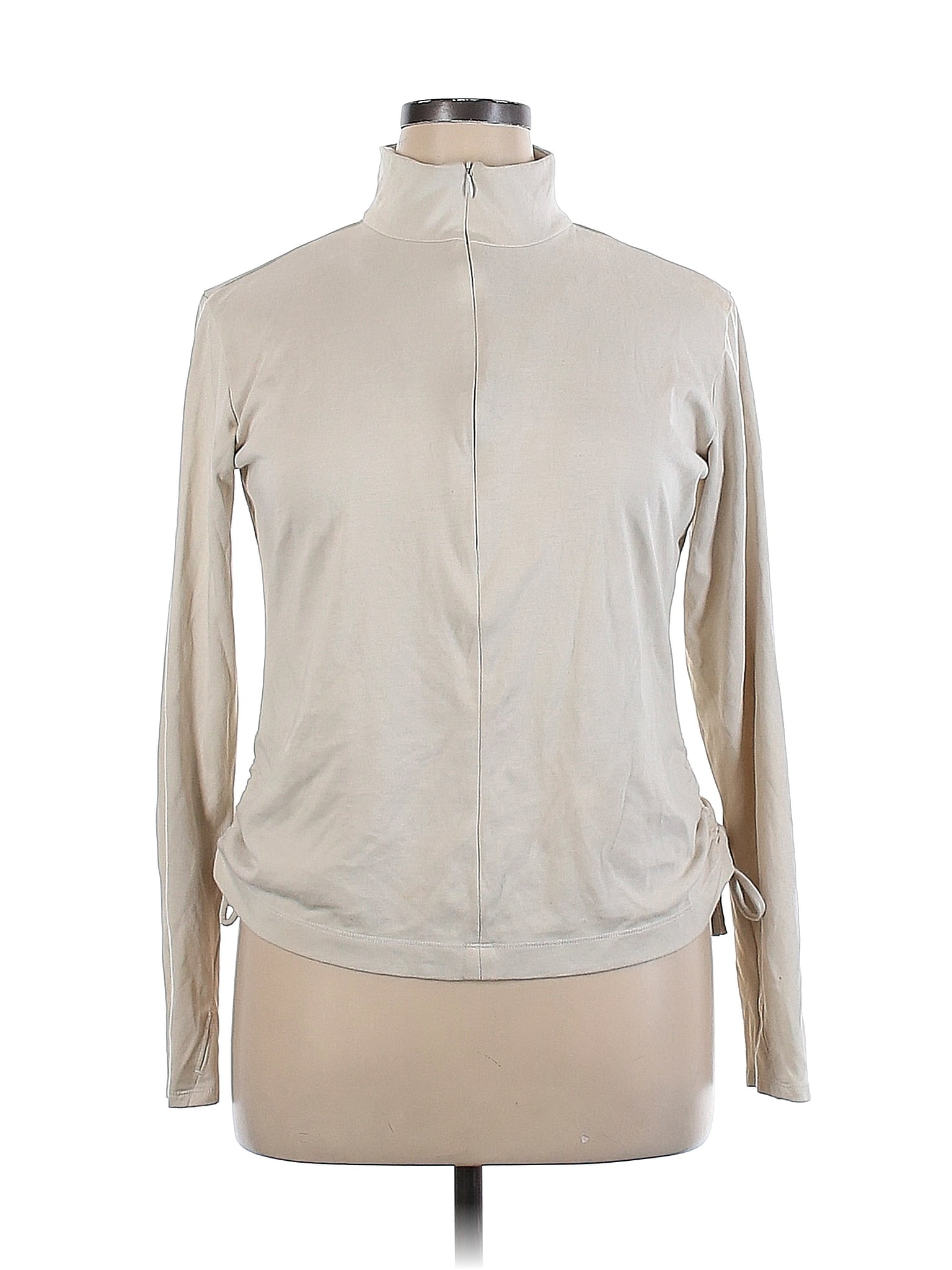 lucy Ivory Track Jacket Size XL - 60% off | thredUP