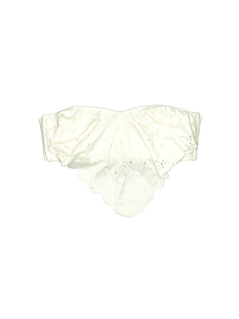 Pilyq Solid White Swimsuit Top Size L 73 Off Thredup