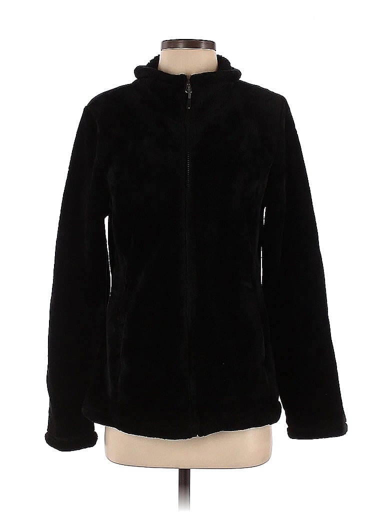 32 Degrees 100% Polyester Solid Black Faux Fur Jacket Size S - 83% off ...