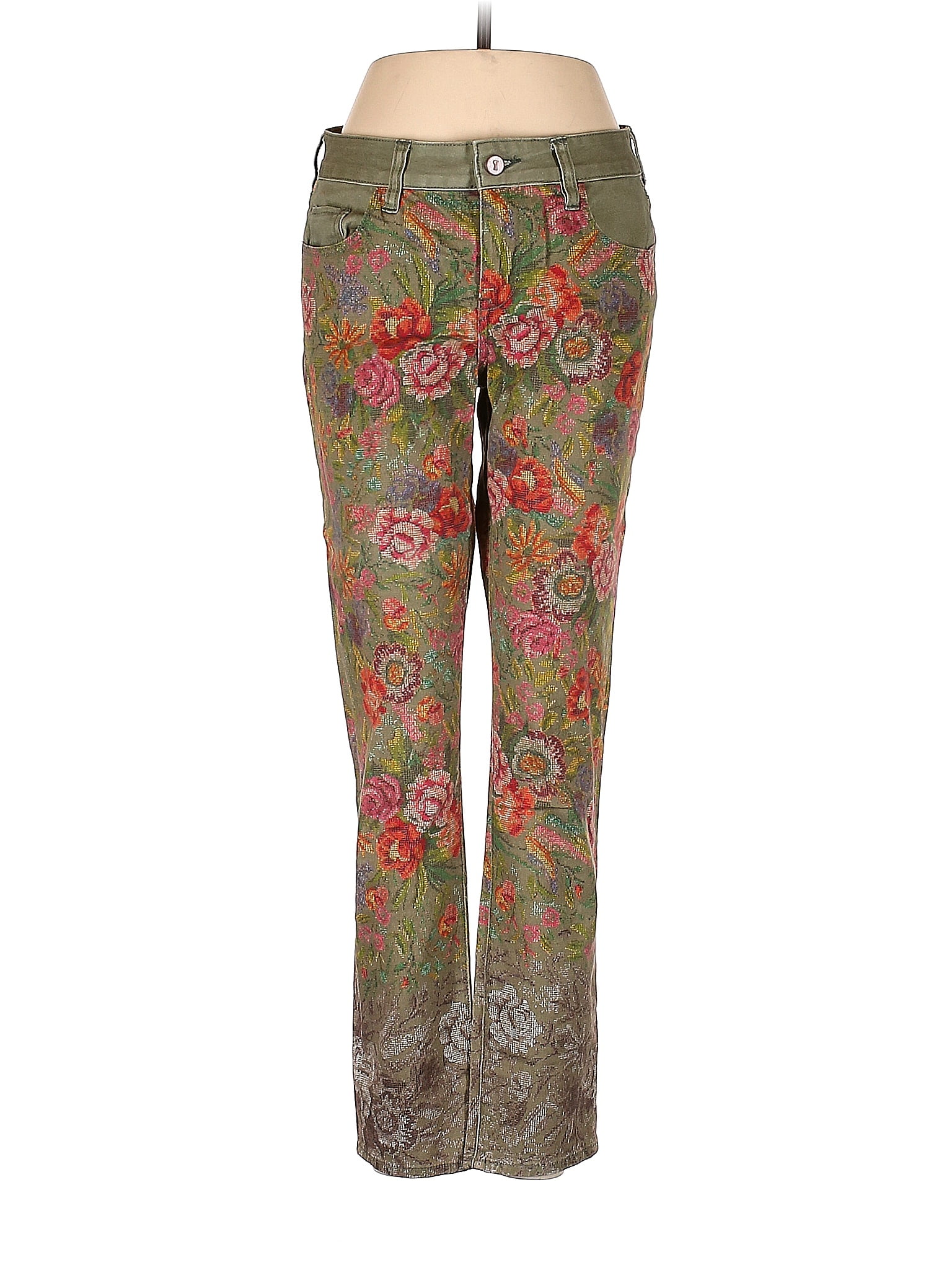 Pilcro Green Jeans 29 Waist - 72% off | thredUP