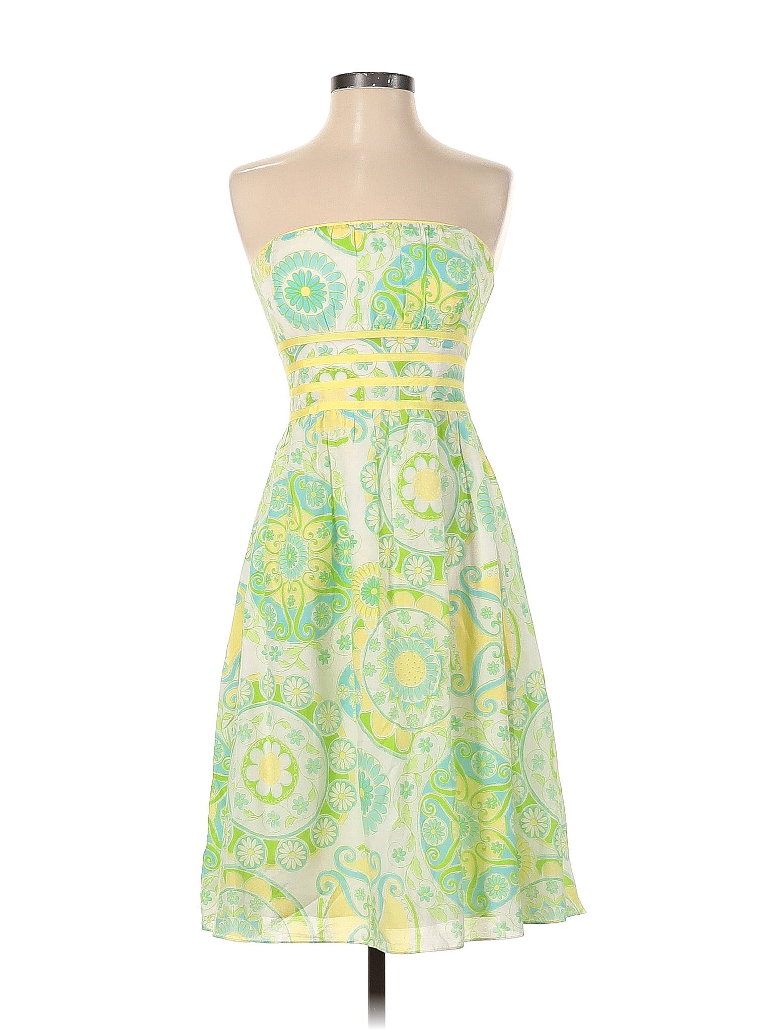 Lilly Pulitzer Multi Color Green Casual Dress Size 4 77 Off Thredup