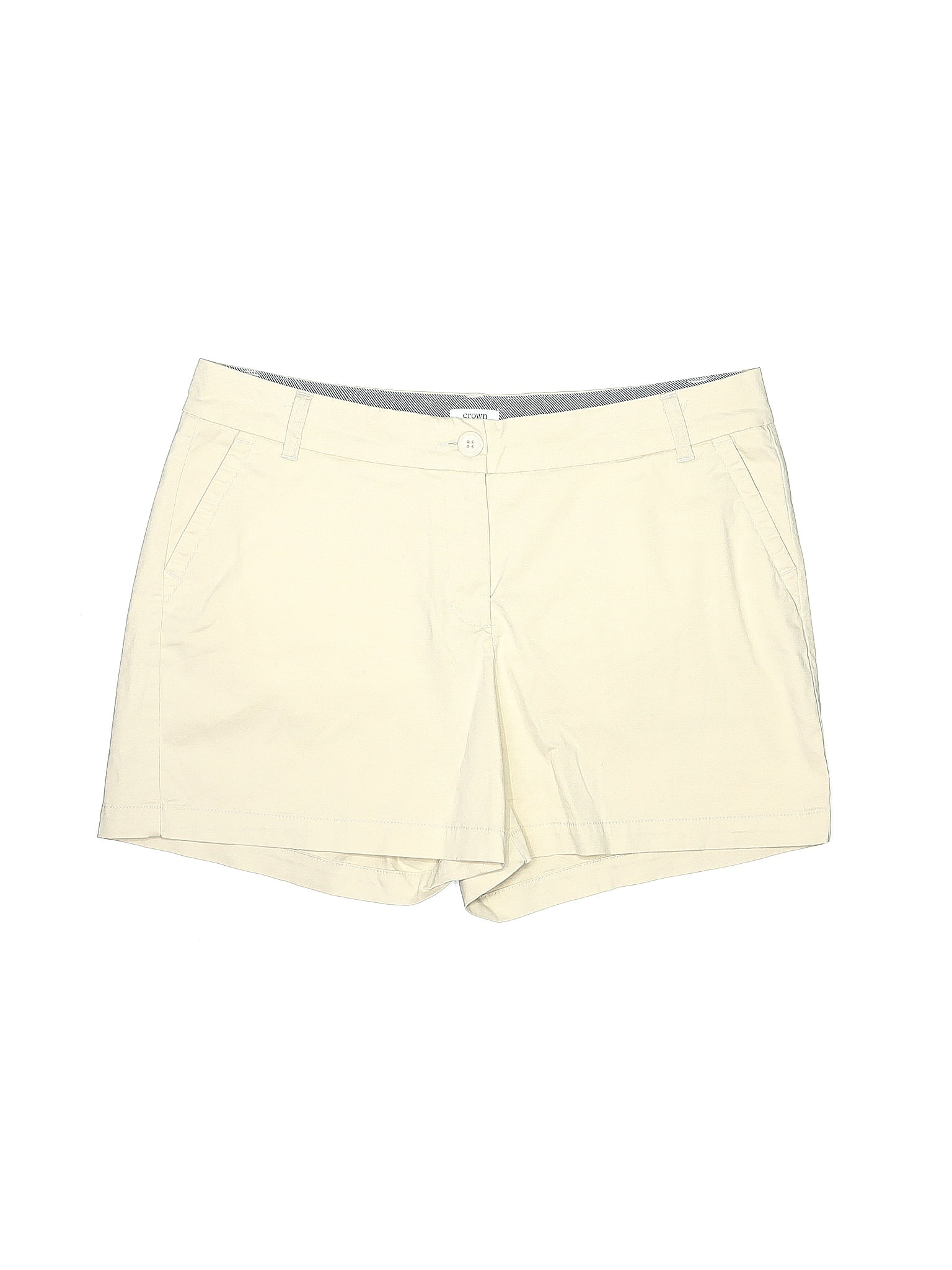 Crown & Ivy Solid Ivory Dressy Shorts Size 12 - 63% off | ThredUp