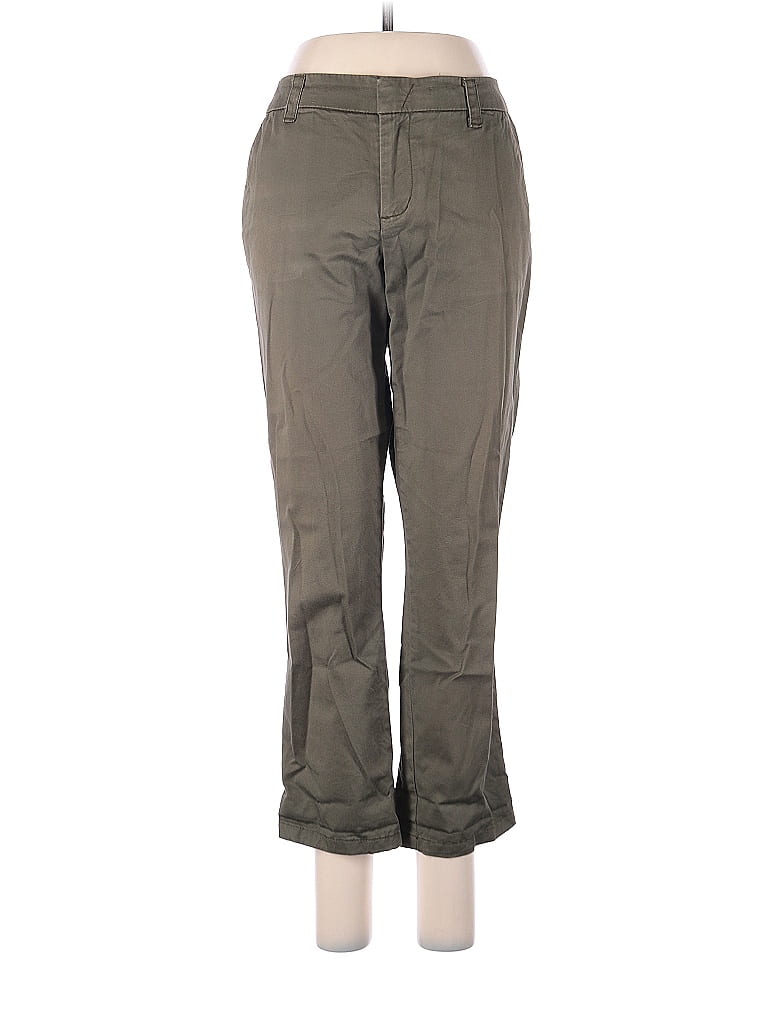 Jcpenney Solid Green Khakis Size 8 48 Off Thredup