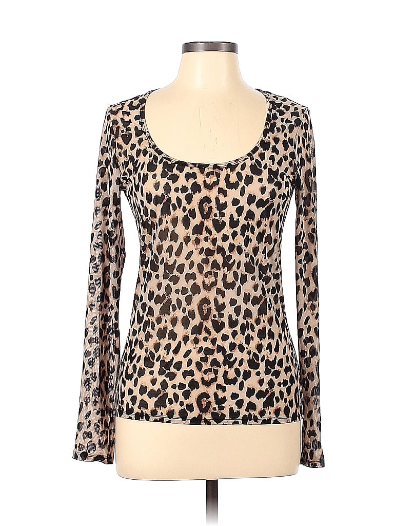 Victoria's Secret Color Block Tan Brown Long Sleeve Blouse Size L - 89% ...