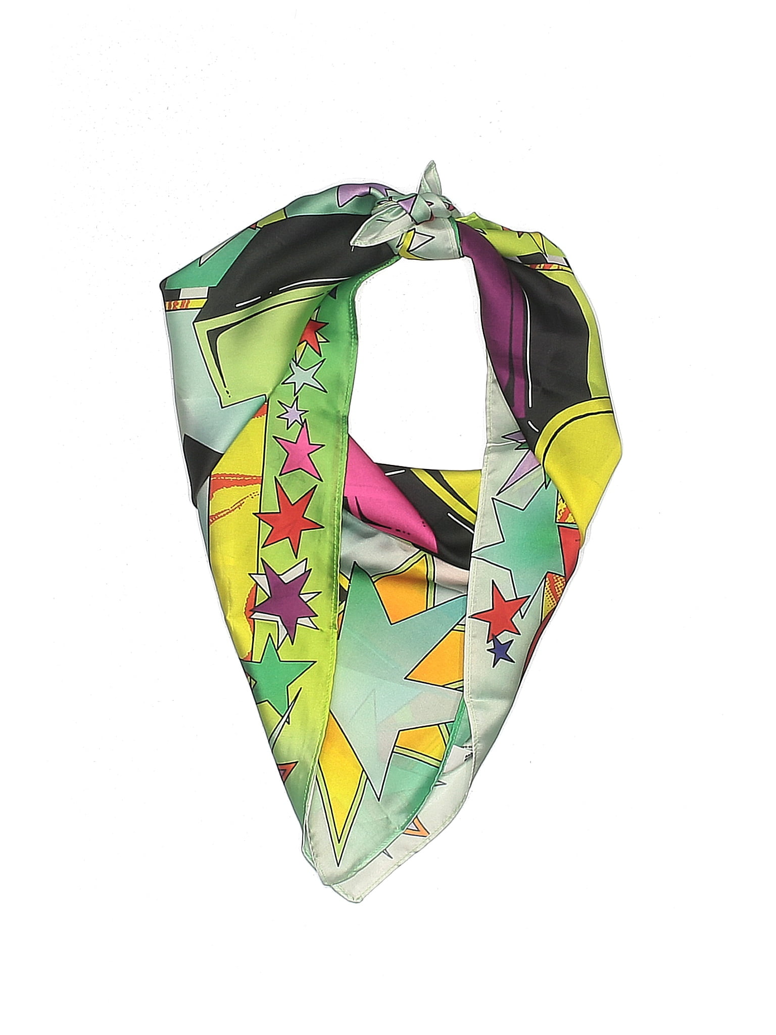 Parade 100% Polyester Multi Color Green Scarf One Size - 72% off | thredUP