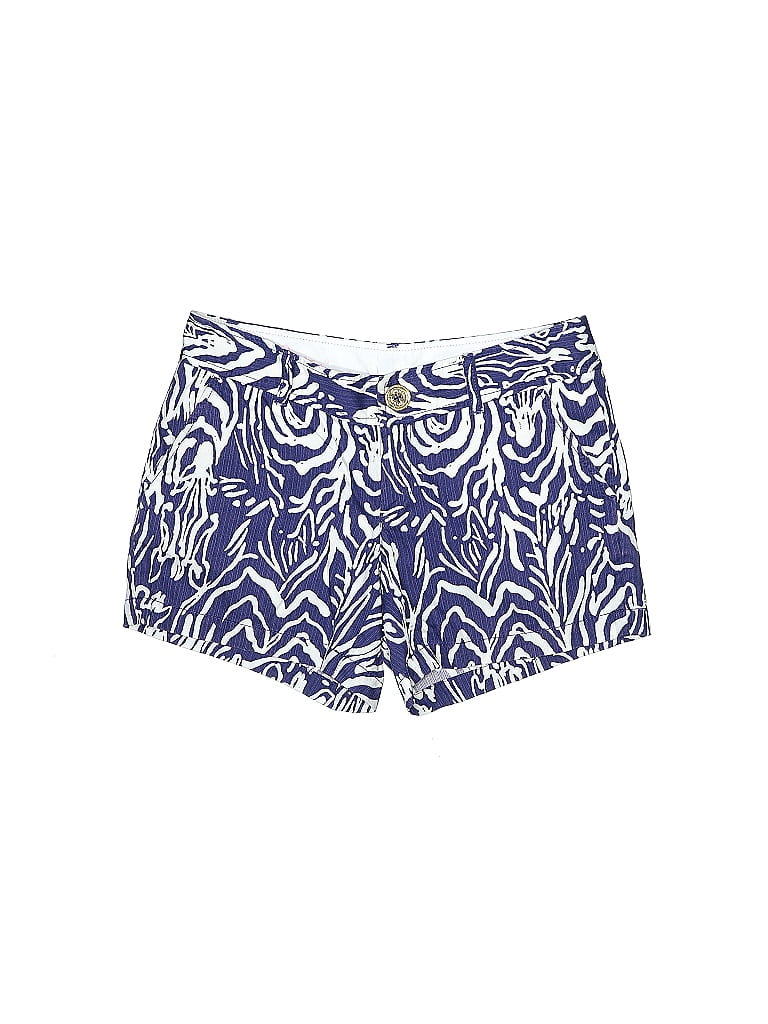 Lilly Pulitzer 100 Cotton Blue Shorts Size 4 71 Off Thredup