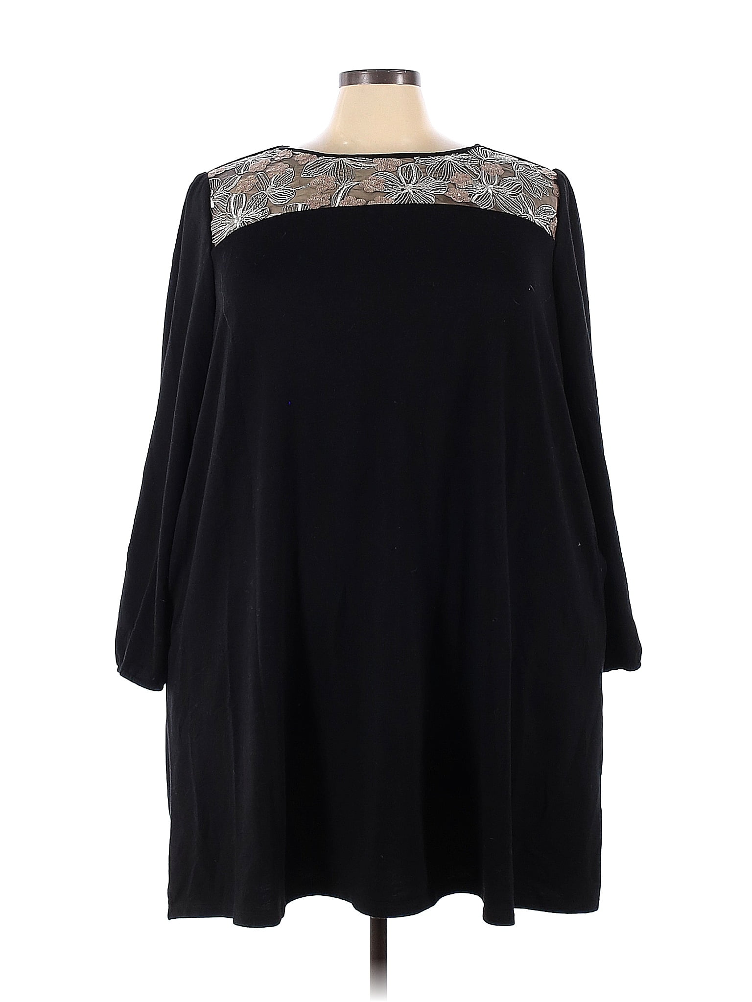 Lane Bryant Black Casual Dress Size 26 - 28 Plus (Plus) - 63% off | thredUP