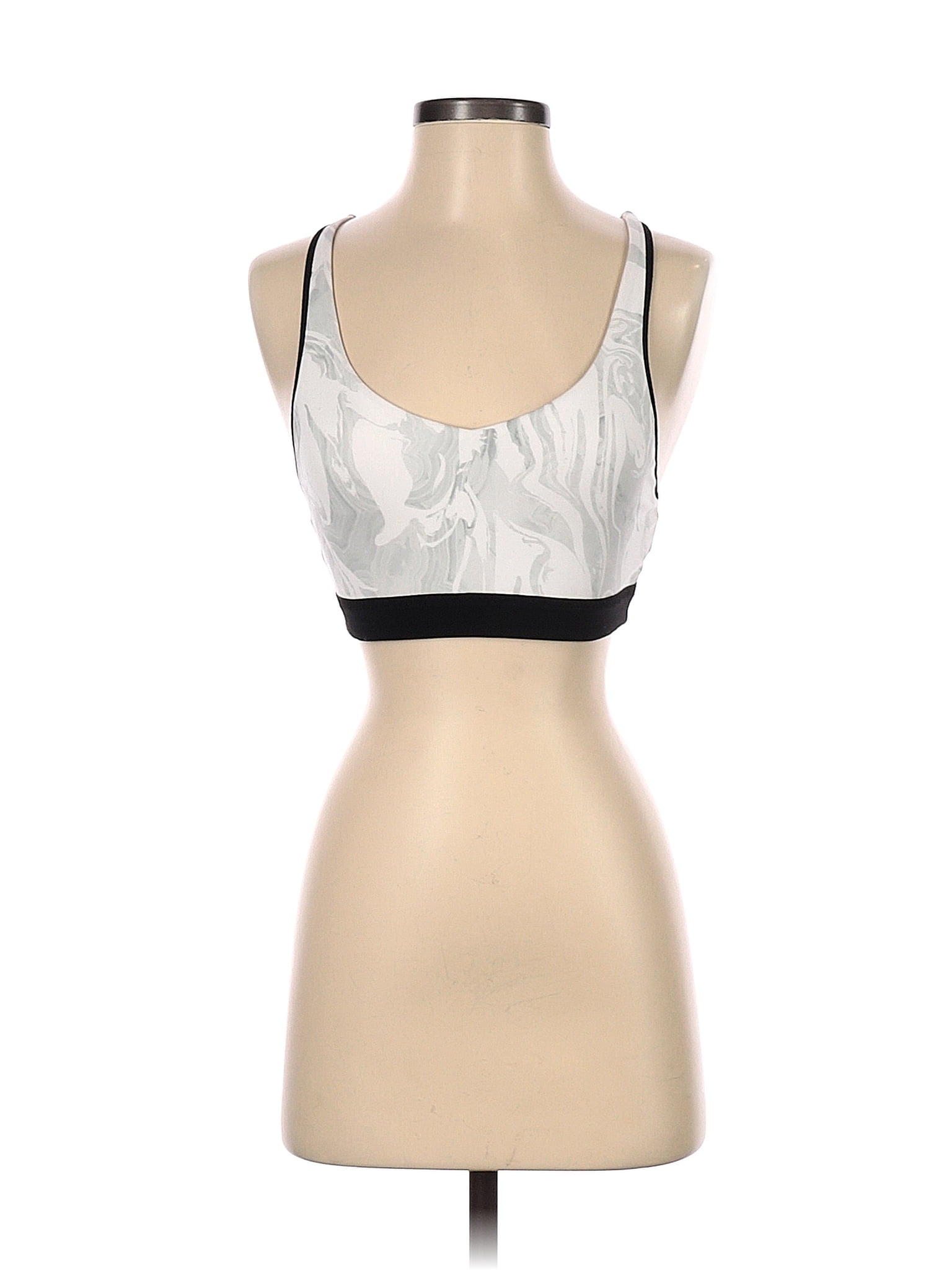 Athleta Color Block Gray Sports Bra Size S - 57% off | thredUP