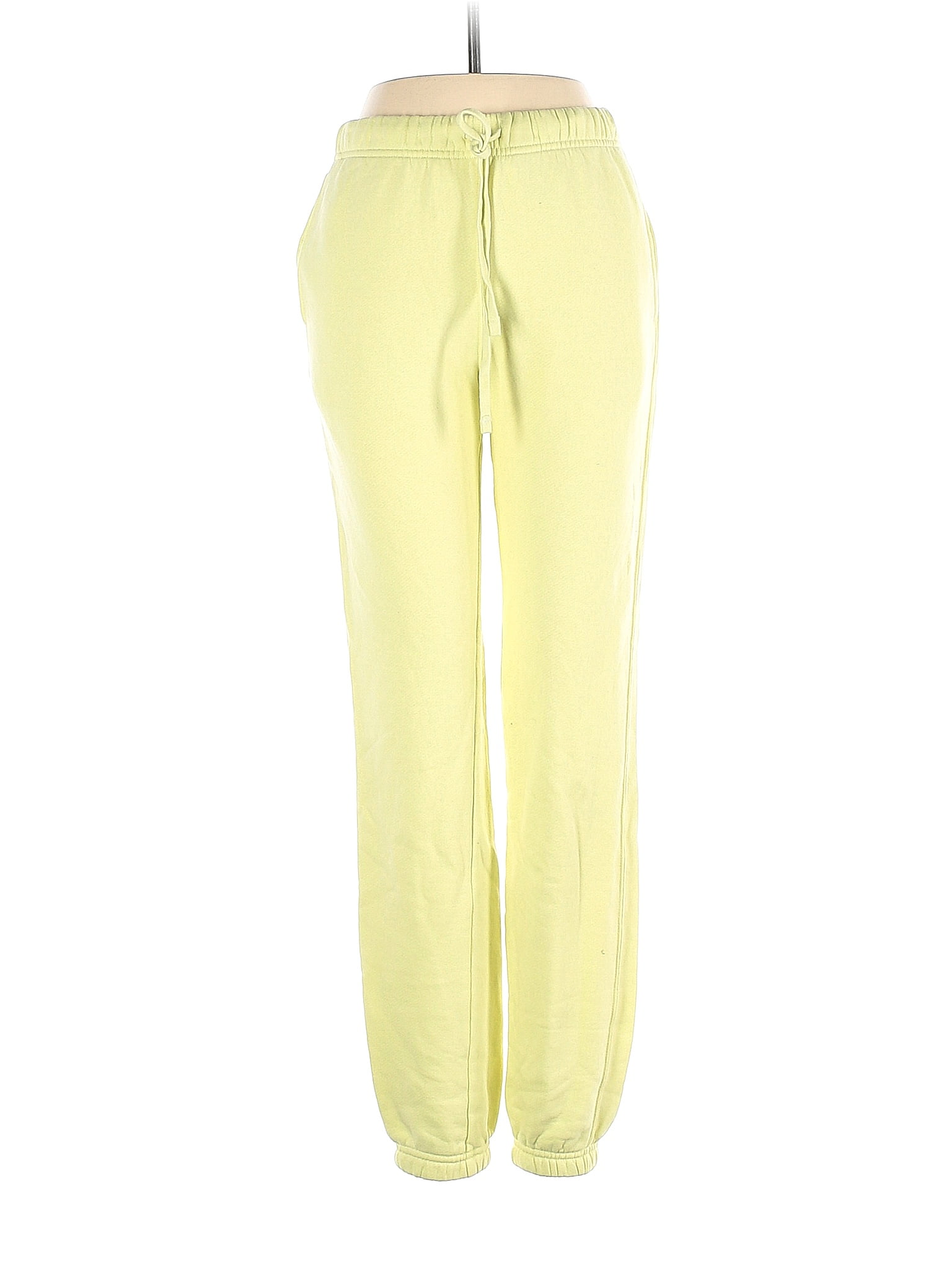 Wesley Solid Yellow Sweatpants Size S - 75% off | ThredUp