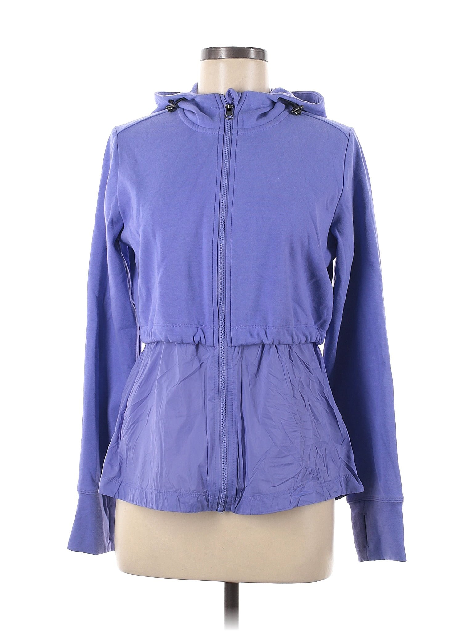Athletic Works Solid Purple Track Jacket Size M - 37% off | thredUP