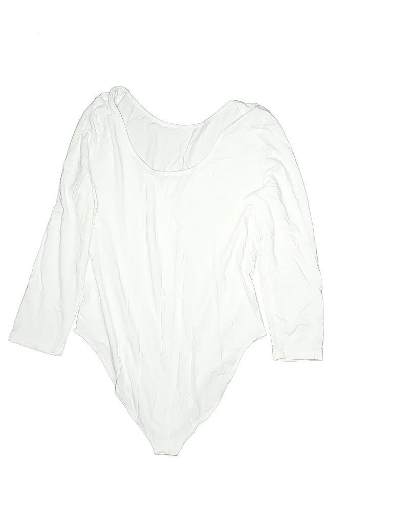Daily Ritual White Bodysuit Size 1 - 56% off | ThredUp