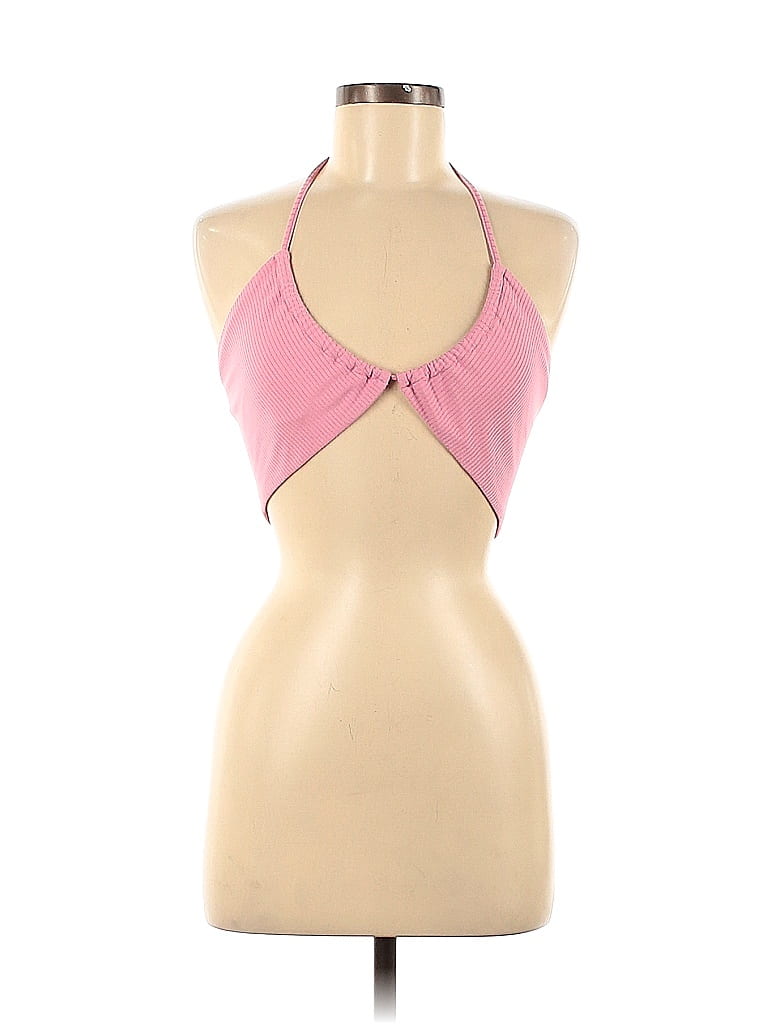 Garage Pink Halter Top Size M - 36% off | thredUP