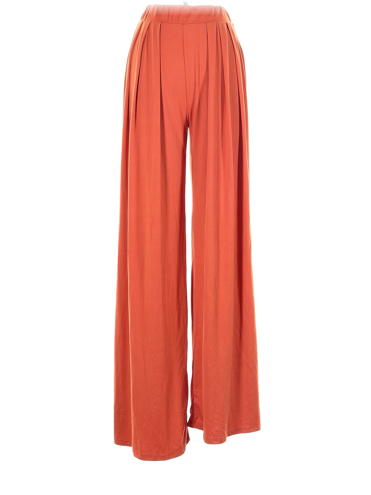 Win Win Solid Orange Casual Pants Size M - 47% off | thredUP