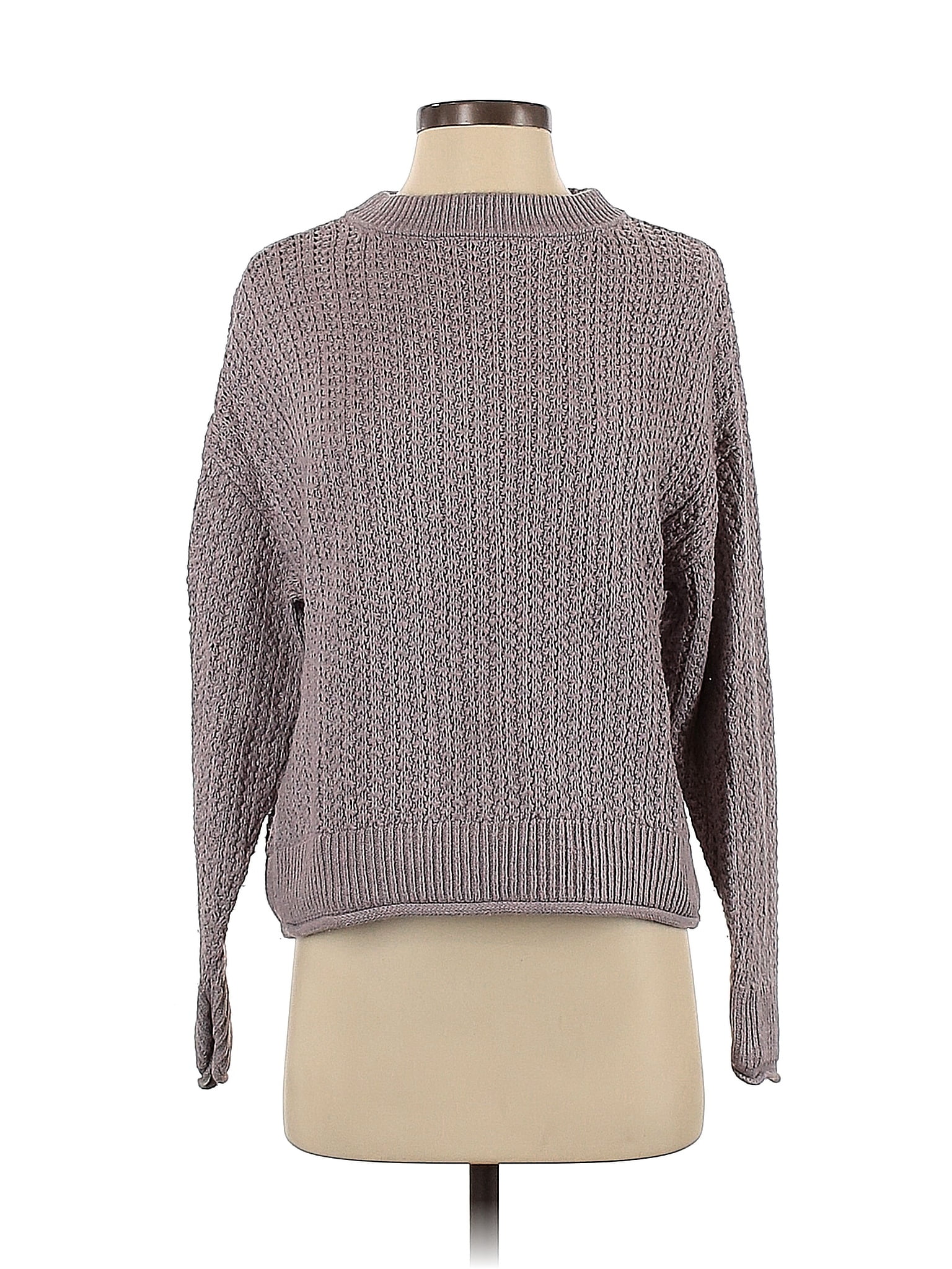 Universal Thread Color Block Solid Gray Pullover Sweater Size S - 32% ...