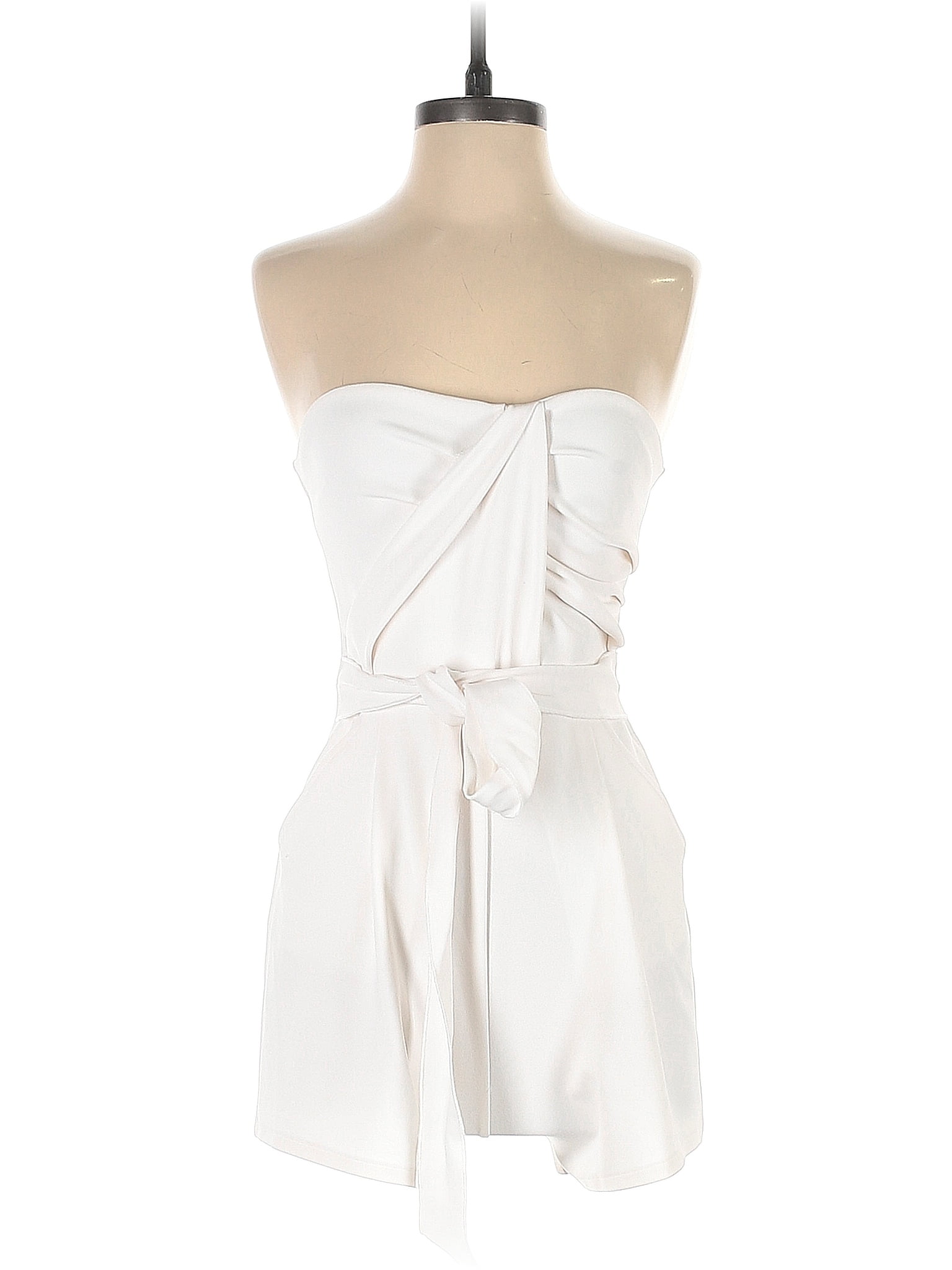 Great Jones Solid White White Strapless Romper Size XS - 77% off | thredUP