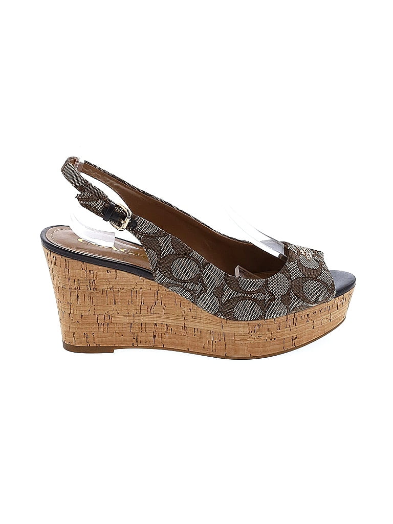 Coach Brown Wedges Size 8 - 75% off | thredUP
