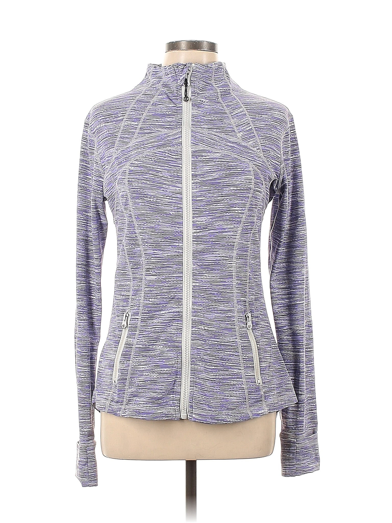 Lululemon Athletica Color Block Purple Track Jacket Size 10 - 57% off ...