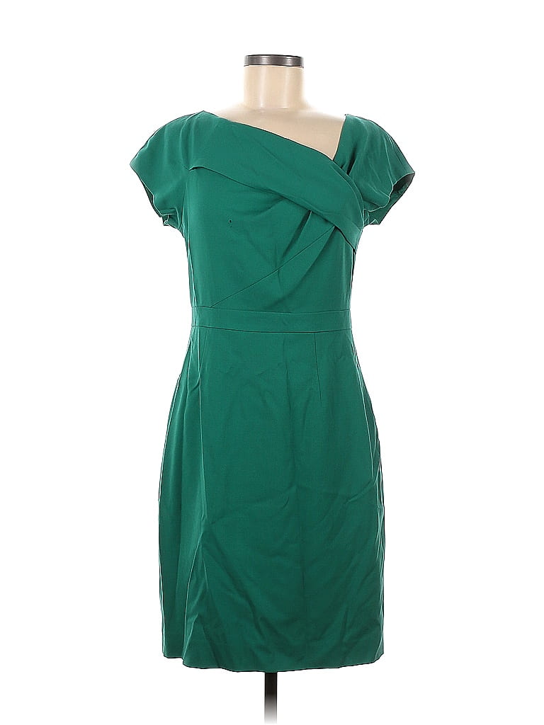 J Crew 100 Wool Green Cocktail Dress Size 6 74 Off Thredup