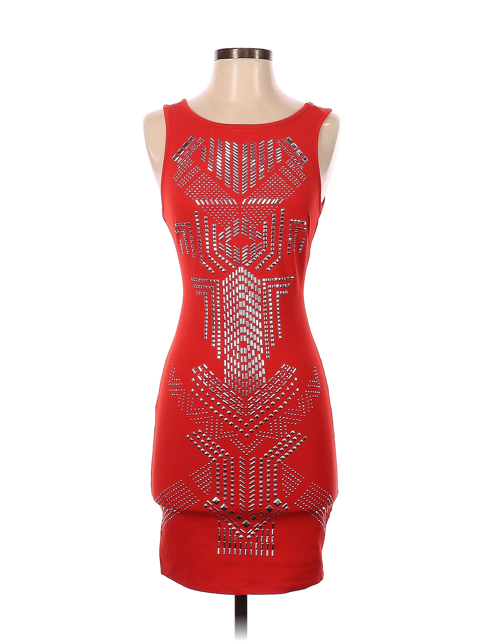 Bebe Red Cocktail Dress Size S - 77% off | ThredUp