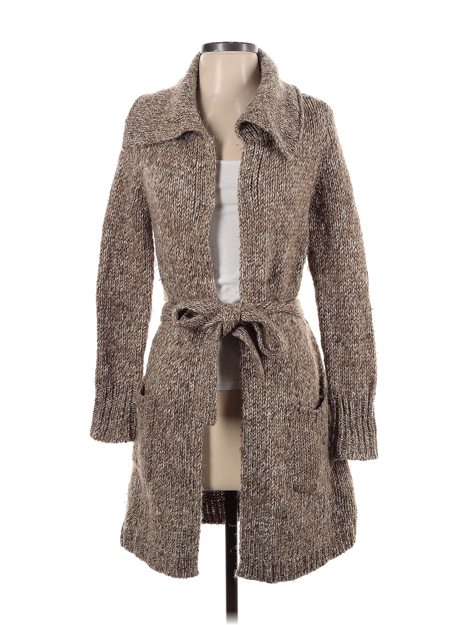 Talbots Tan Cardigan Size P - 71% off | thredUP